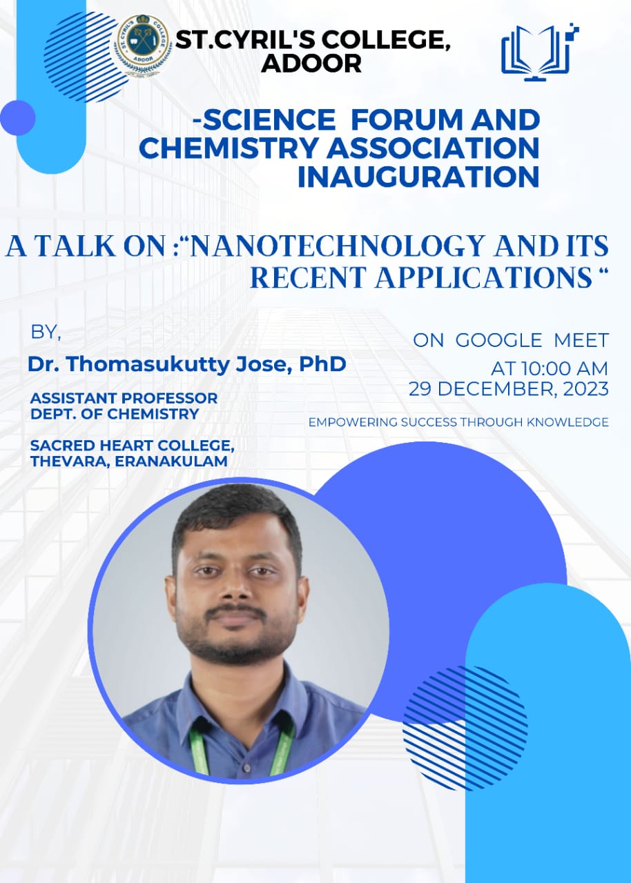 Science Forum and Chemistry Association Inauguration